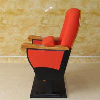 China Medium Hardness Folding Cinema Hall Chairs Durable Removable High Density for sale