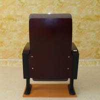 China Hypoallergenic Red Movie Theater Cinema Hall Chairs With Crimson Wood Washable for sale