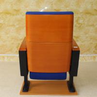 China Steel Thickness 2.2mm Folding Cinema Seats , OEM Waterproof Church Auditorium Chairs for sale