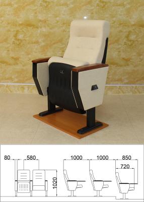 China Anti Rusting Folding Cinema Seats Stadium Theater Moistureproof Washable for sale