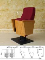 China Antistatic Multiscene Red Movie Theater Chairs , Folding Cinema Chair Cup Holder for sale