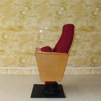 China Antistatic Multiscene Red Movie Theater Chairs , Folding Cinema Chair Cup Holder for sale