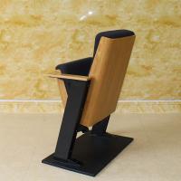 China ISO9001 Black Movie Theater Folding Cinema Seats Chairs Hypoallergenic Removable for sale