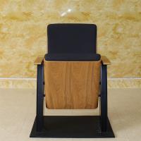 China ISO9001 Black Movie Theater Folding Cinema Seats Chairs Hypoallergenic Removable for sale