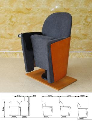 China Noise Free Folding Cinema Seats Theater Hall Use High Resilience Detachable for sale