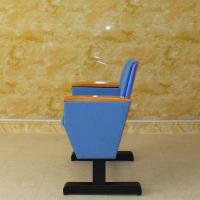 China Flameproof Folding Cinema Seats With Double Steel Legs Movie Theater Antistatic for sale