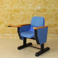 China Flameproof Folding Cinema Seats With Double Steel Legs Movie Theater Antistatic for sale