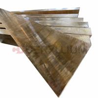 China Berylco 25 Material Beryllium Copper Plates 12x41x1000mm Formats for sale
