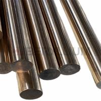 China Heat Treating Beryllium Copper C17200 BE Bronze Round Bars 10mm 20mm 30mm for sale
