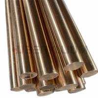 China Heat Treating Beryllium Copper C17200 BE Bronze Round Bars 10mm 20mm 30mm for sale