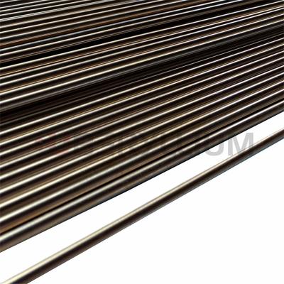 China BECU C173 Copper Beryllium Round Rods CuBe2Pb CW102C Dia.1mm 2mm for sale