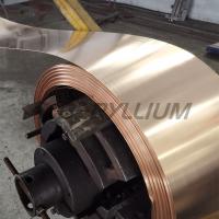 China Beryllium Strips БрБ2 Soft Strips And Hard Strips Acoording Standard ГОСТ 1789 for sale