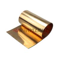 China Beryllium Copper Alloy C17200 Plate 0.05x150mm State 3/4H for sale