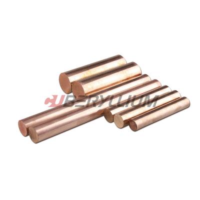 China CuBe2Pb Leaded Beryllium Copper Bars 8x1000mm For Contact Bridge for sale