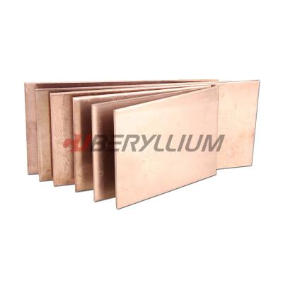 China UNS C17200 Beryllium Copper Cube 2 Copper Alloy Plate 2mmx200mmx1000mm Hard State for sale