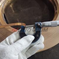 China 0.35mm CuBe2 Beryllium Copper Strips On Coil Half Hard Rolled State for sale