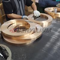 China CuBe2 Beryllium Copper Strip 0.2 X 13mm State XHM With High Strength for sale