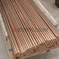 China TF00 C17500 Beryllium Copper alloy Round Bars Thermal Conductivity High for sale