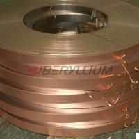 China UNS C17500 Copper Beryllium Alloys High Conductivity ASTM B534  For Relay Parts for sale