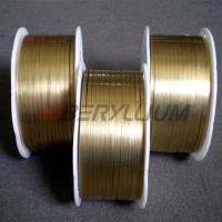 China UNS C17200 Copper Beryllium Strip Thickness 0.5mm Width 26mm In Coil for sale