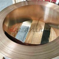 China CuBe2 C17200 Beryllium Copper Strip Thickness 0.28mm With State XHM for sale