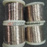China CuBe2 C17200 Th04 Beryllium Wire Coil 0.1mm 0.2mm 0.3mm 0.4mm 0.5mm for sale