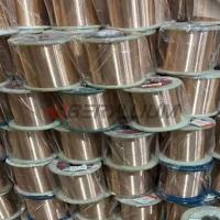 China Welding Electrodes Beryllium Copper Alloy 10 Wire Tempered Round 0.8mm-1mm for sale
