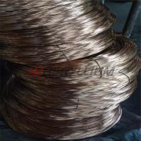 China CuBe2(Qbe2.0) Beryllium Bronze Wires 0.1-0.8mm For High Precision Electronics for sale