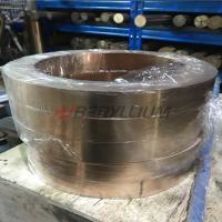 China Temper 1/2H CuBe2 Beryllium Copper Strip 0.8mmx59mm In Coil for sale
