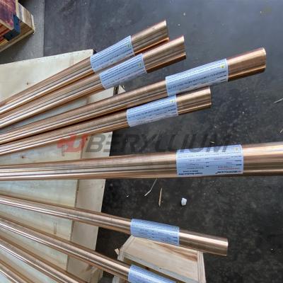 China Beryllium Copper Rod C17200 ASTM B196 TD04 Temper Dia 30mmx1000mm for sale