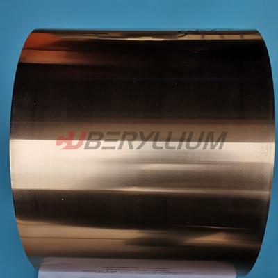 China BE-CU C17200 Beryllium Copper Strips 200 - 300mm Wide For Relay Contact Springs for sale