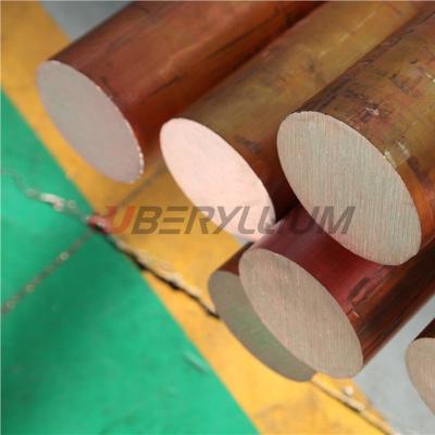 China CuCr1Zr Alloy/ UNS.C18150 Chromium Zirconium Copper Rods Length Could Be 3000mm for sale
