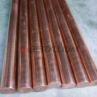 China UNS C15000 Zirconium Copper Rods For Resistance Welding Electrodes / Switches for sale