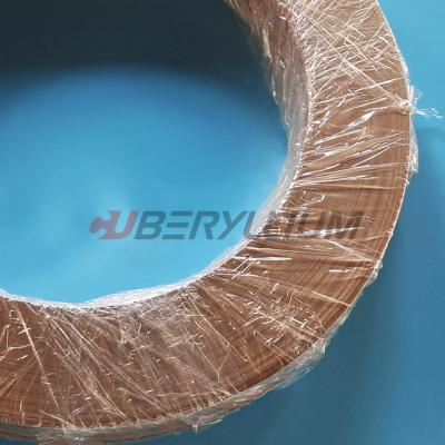 China Standard Tolerance Beryllium Copper Strips C1720R 0.35mmt X 38mmw for sale