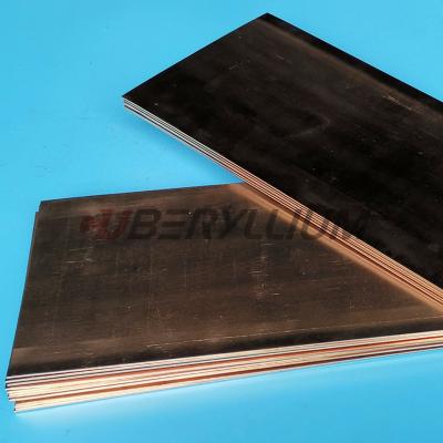 China Large CuBe2 Beryllium Copper Sheet 6x25x800 TD02 Temper for sale