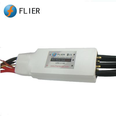 China Compact 16S 300 Amp Marine Esc , Rc Boat Dual Motor Esc Light Weight for sale