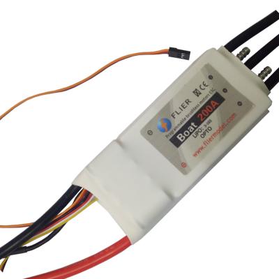 China Programming 200A Brushless ESC Electronic Speed Controller With OPTO For RC Boat for sale