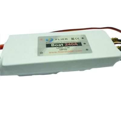 China 240A RC Boat Speed Controller , Water Cooling Waterproof Brushless Marine Esc for sale