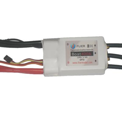 China White Color RC Boat ESC Water Cooled Brushless Speed Controller 400A 16S Two Way for sale