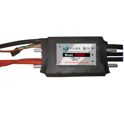 China Flier Sail RC Boat Speed Controller , 10S 240At Brushless ESC With Programming Box for sale