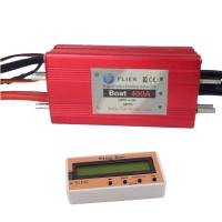 China HV Red Waterproof Brushless ESC 22S 400A 12 Months Warranty For RC Hobby Boat for sale