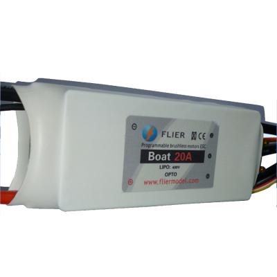 China Combo Boat Brushless Esc 400V 20A Vinyl Material RC Hobby With Programming Box for sale