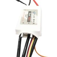 China 16S Programmable Brushless ESC Large Rc Boat 180A Marine Vinyl Material White Color for sale