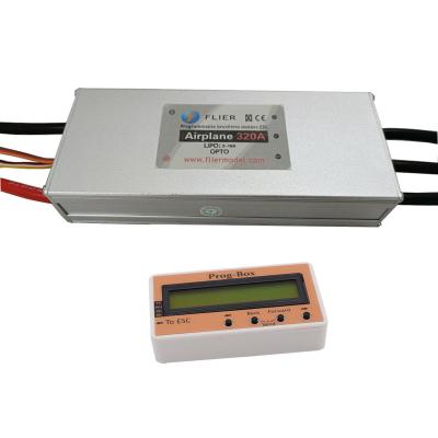 China USB Program 320A 5V RC Airplane ESC Brushless Aluminum Cover 12-22SS OPTO for sale