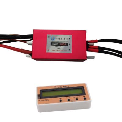 China Program Waterproof Rc Surfboard Esc 22S 400A Red Cover Ne Cd For Boat for sale