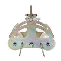 China 25KN Two Wheel Cable Pulley 180mm Wheel Diameter Cable Rollers for sale