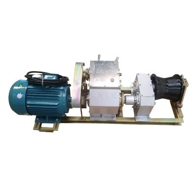 China 18KN 50KN Engine Driven Winch Cable Pulling Winch For Mining Operation for sale