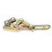 China Double Jaws Earth Wire Grip Puller 10KN 20KN 30KN Wire Rope Grips for sale