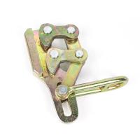 China Double Jaws Earth Wire Grip Puller 10KN 20KN 30KN Wire Rope Grips for sale