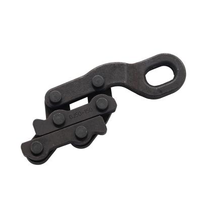 China Earth Wire Come Along Clamps 12KN 16KN Metal Wire Rope Clamp for sale